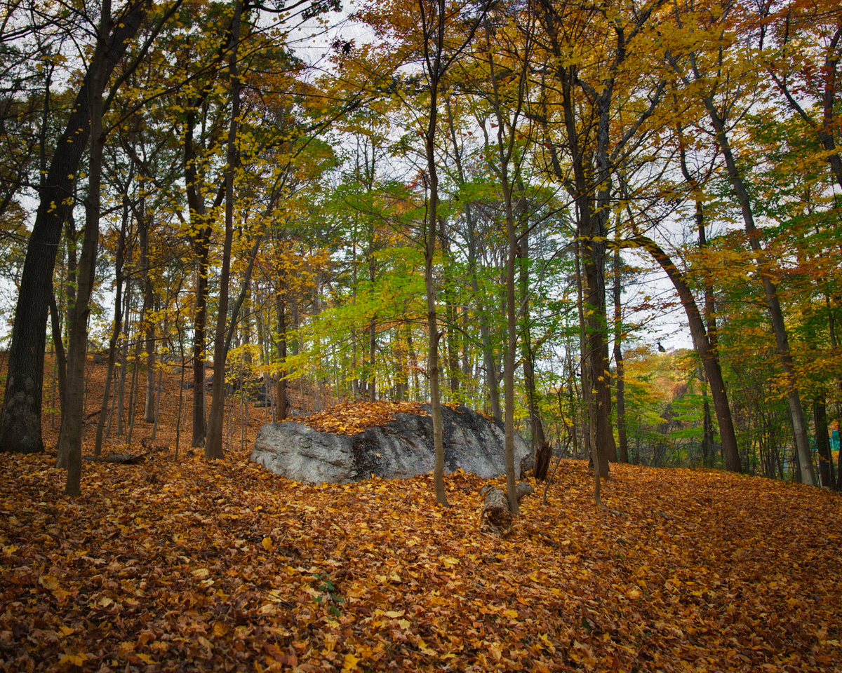 Spook Rock in Sleep Hollow, a folk tale handed down from the native ...